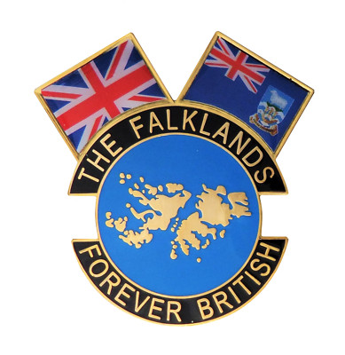 Falkland Islands FOREVER BRITISH Pin Badge | eBay