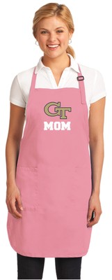 Georgia Tech Mom Apron CUTE GT Mother APRONS ADJ NECK & POCKETS! Made ...