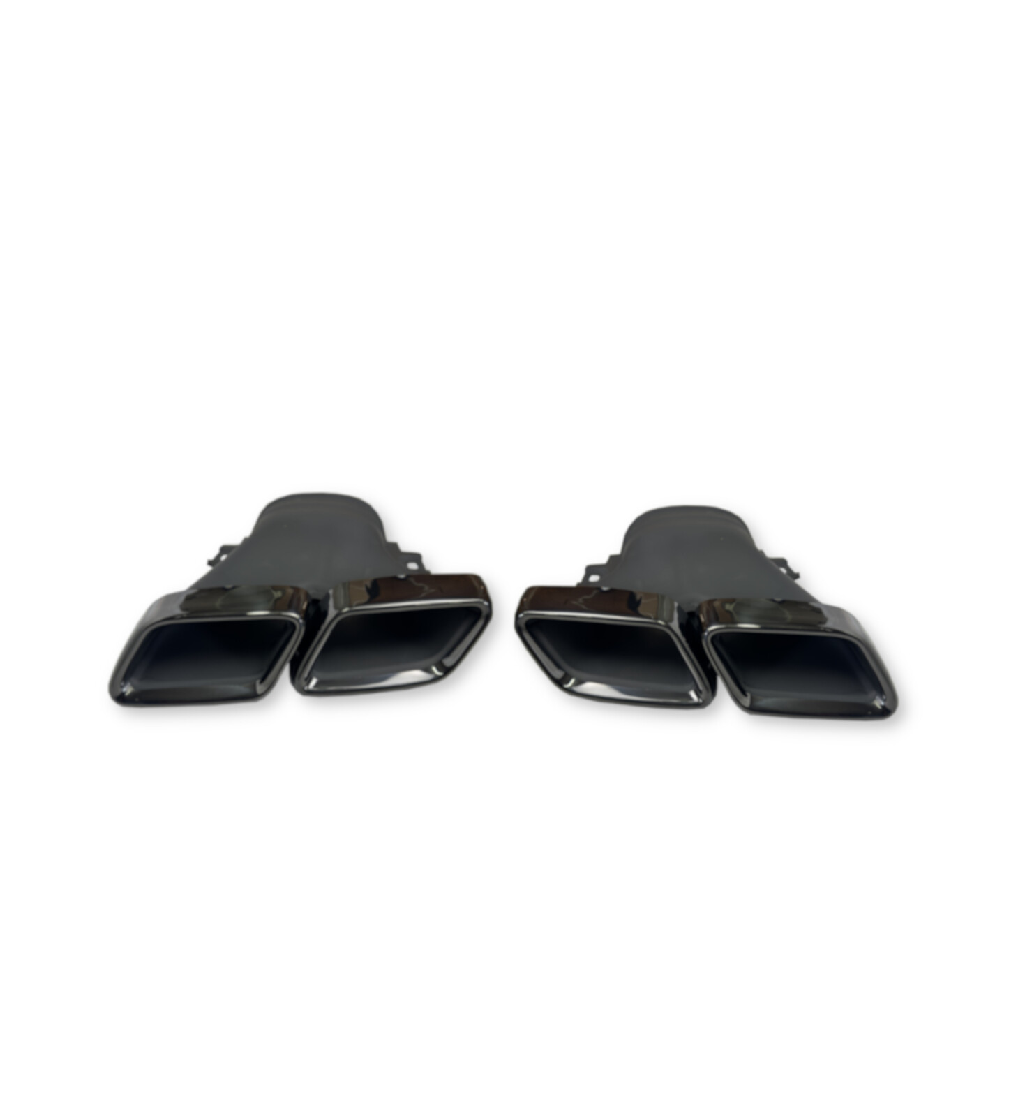 REAR DIFFUSER BLACK TIPS GLC63 STYLE BLACK FOR MERCEDES BENZ GLC X253 ...
