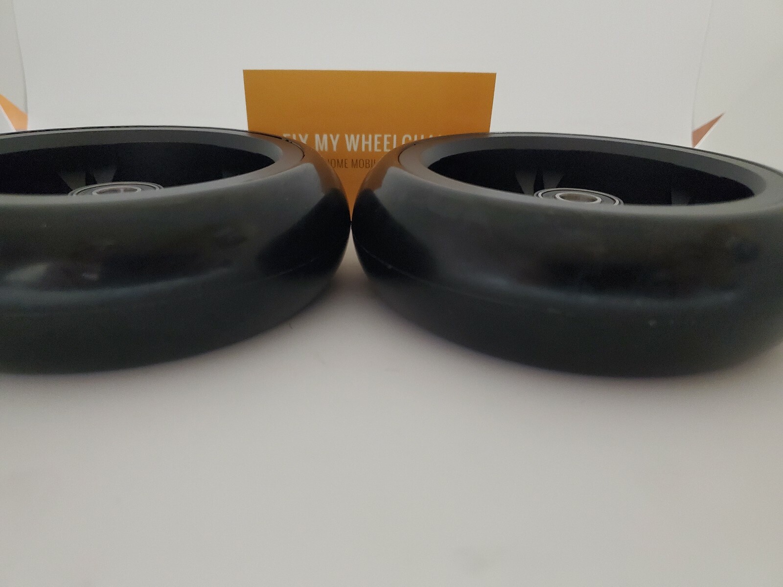 NEW 5" X 1.4" Black Wide Softroll Casters Wheels TiLite Wheelchair ...