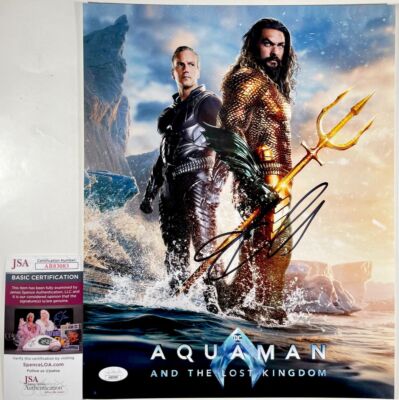 Jason Momoa Signed Aquaman The Lost Kingdom 11x14 Photo B Autograph JSA ...