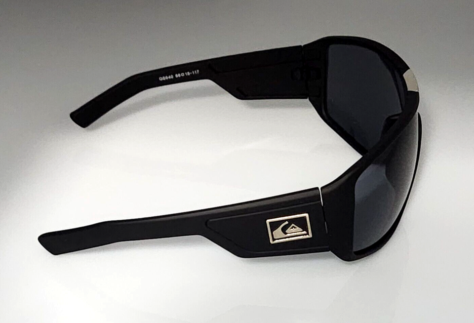 Quicksilver Sports Wrap Shield Sunglasses Black Frame Dark Smoke Single ...
