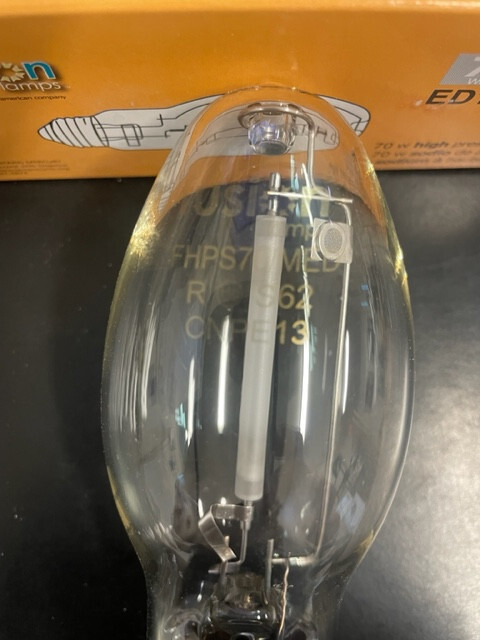 Fusion Bulb ED17 70 Watt High Pressure Sodium FHPS70/MED | eBay