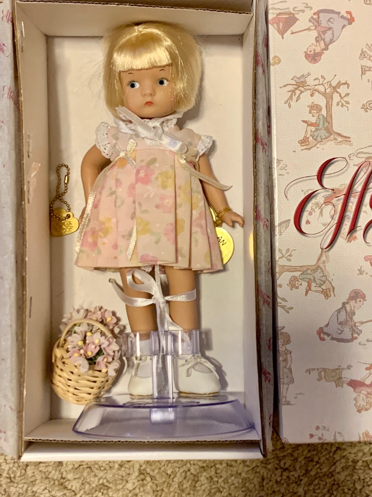 Effanbee Patsyette May Day 9" doll with flower basket, EUC in box | eBay