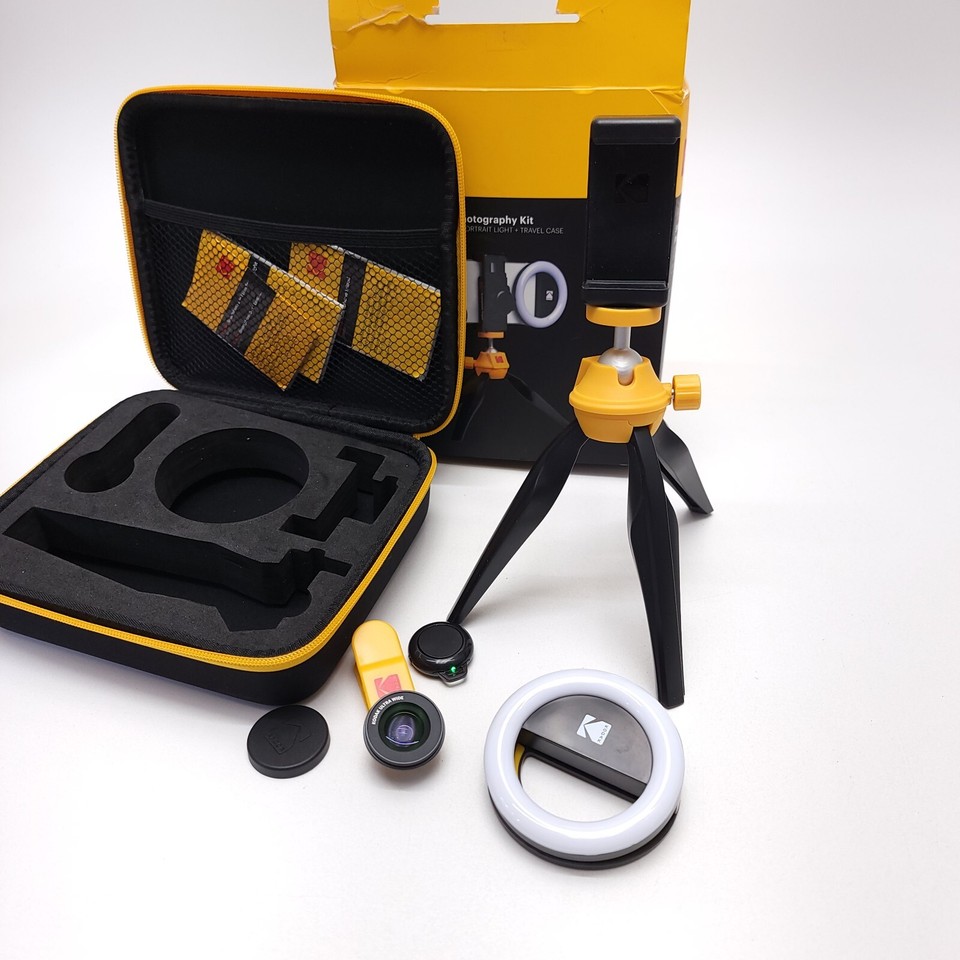 Kodak Smartphone Photography Kit 2 Lenses Macro / Wide Light Tripod ...