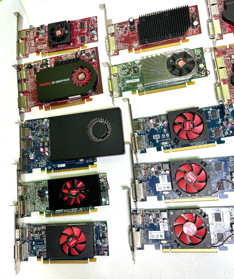 Huge Graphics Video Card Lot (45+) | AMD Ati Radeon G Logic Fire Pro ...