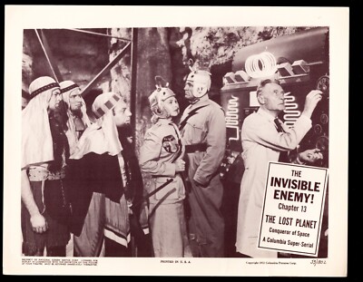 Lost Planet 11"x14" Lobby Card Judd Holdren Vivian Mason Michael Fox ...