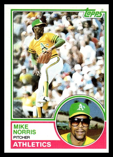 1983 Topps #620 Mike Norris Oakland Athletics Baseball VG/EX | eBay