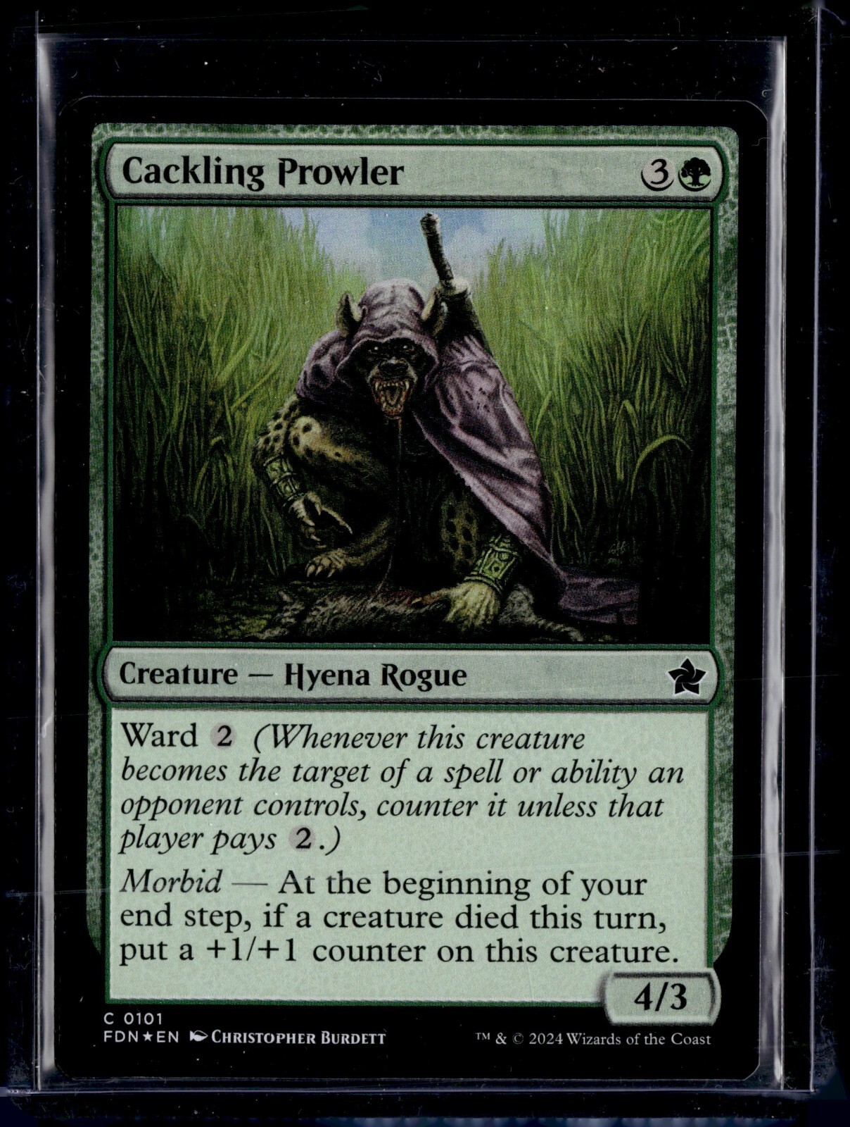 Cackling Prowler - 101 - Foil - FDN - NM - MTG Magic the Gathering | eBay
