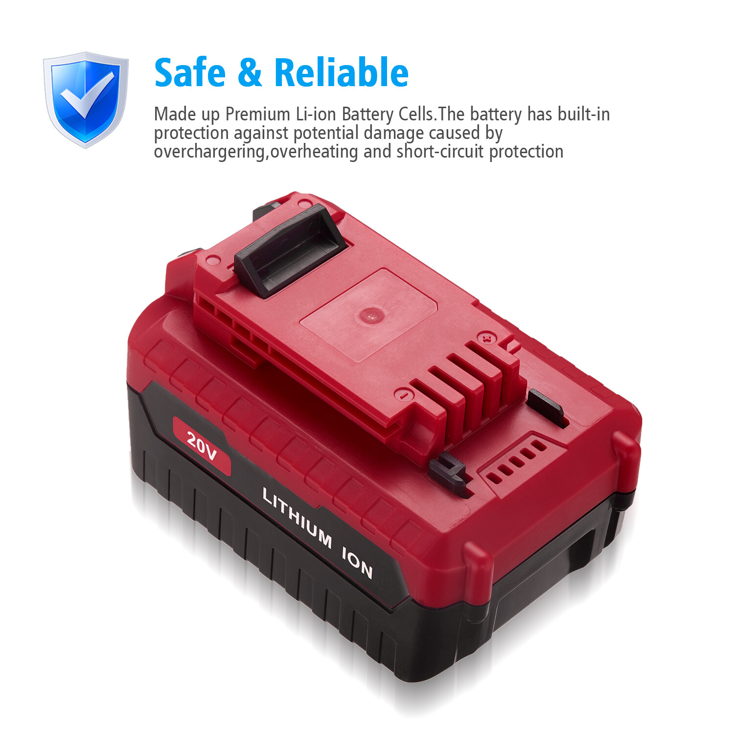 20Volt 6.0Ah Lithium-Ion Battery For Porter Cable 20V Max PCC680L ...