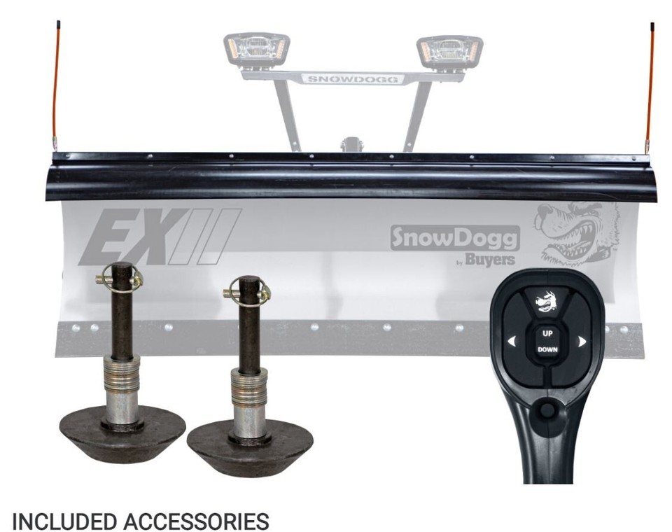 SNOWDOGG® EX85II SNOW PLOW WITH RAPIDLINK w/halogen lights - USED | eBay