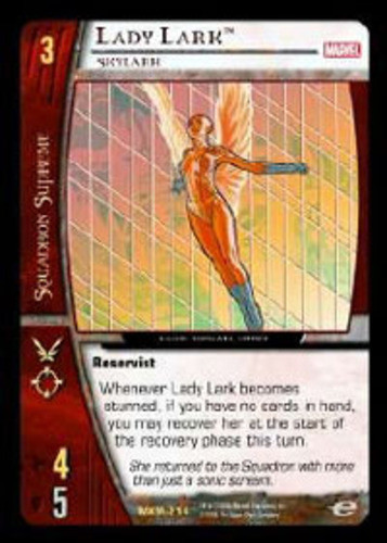VS System: Lady Lark, Skylark - Foil [Played] Marvel X-Men TCG CCG ...