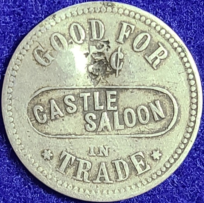 Castle Saloon, Brunswick Balke Collender Co., Token | eBay