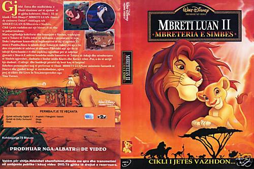 Disney Mbreti Luan 2 Mbreteria E Simbes Dvd In Albanian Ebay