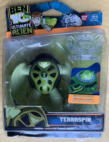 BEN 10 TEN ULTIMATE ALIEN TERRASPIN ACTION FIGURE! 4 INCH 10 CM. VERY ...