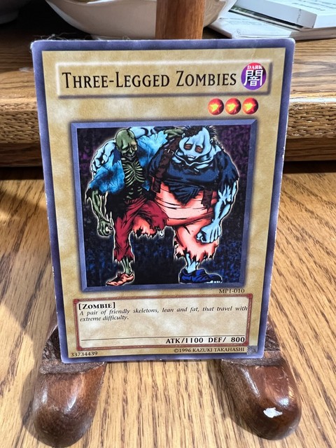 Yu-Gi-Oh! TCG Three-Legged Zombies McDonald's Promo Cards MP1-010 ...
