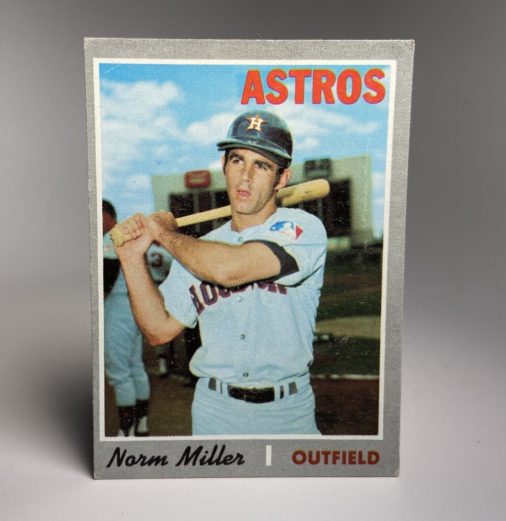 1970 Topps Norm Miller Houston Astros High Number #619 EX | eBay