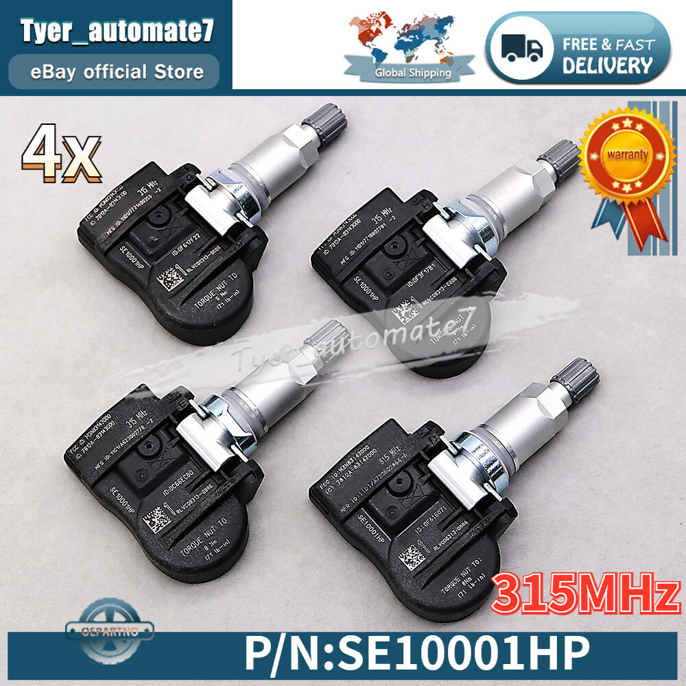 TPMS 315MHz 4PCS For CHEVROLET COBALT Tire Pressure Monitoring Sensors ...