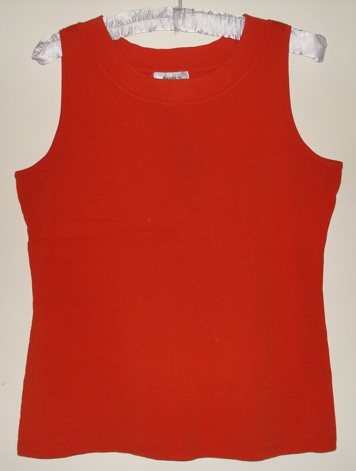 Dressbarn Ladies Round Neck Sleeveless Knit Top Size L | eBay