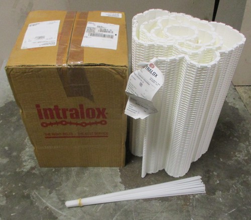 Intralox 900 Series Flat Top Polypropylene White Conveyor Belt 19.9" W ...