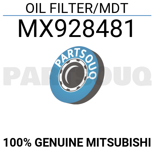 MX928481 Genuine Mitsubishi OIL FILTER/MDT | eBay