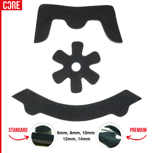 CORE Replacement Helmet Padding, Universal Foam Helmet Padding for ...