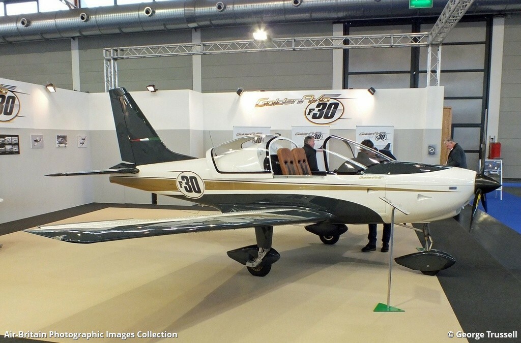 Golden Avio F30 FG Airplane Desk Wood Model Small New | eBay