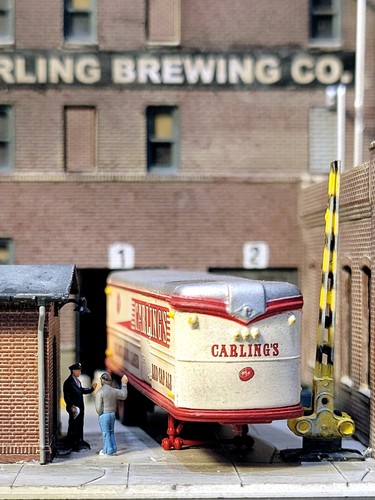 jsky0 - N Scale Custom Built Building Factory Carling Brewery Complex ...