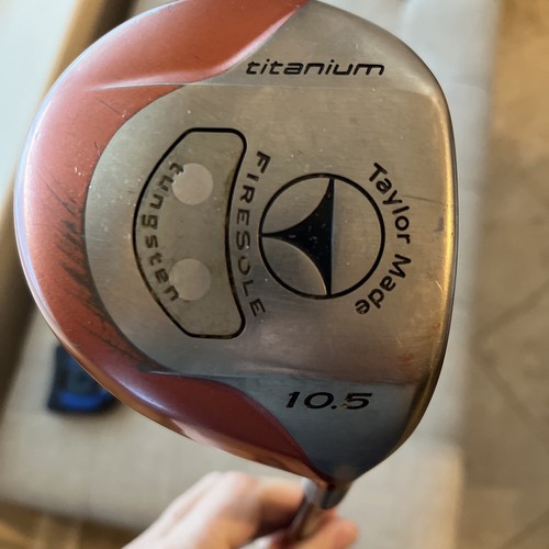 Taylor Made Firesole Tungsten 10.5 Titanium Bubble R-80 Shaft Driver RH ...
