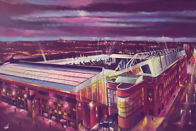 Those European Nights, Ibrox Stadium, Rangers - 20'' x 30'' box canvas ...