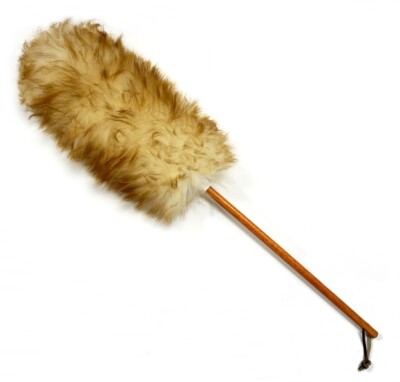 25" Premium Australian Lambs wool Cleaning Duster with Leather Strap | eBay