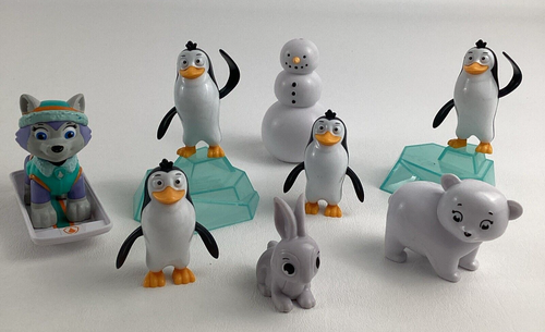 Paw Patrol Arctic Snow Rescue Winter Playset Snowman Everest Figure ...