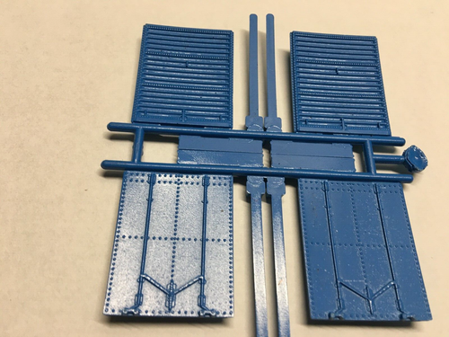 Front Range Products Plug 4 Door Set 10' Blue HO Scale Trains | eBay