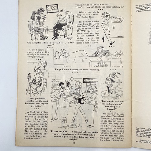 Rare Vintage Sex To Sexty Vol. 64 Classic American Humor Magazine 1975 ...