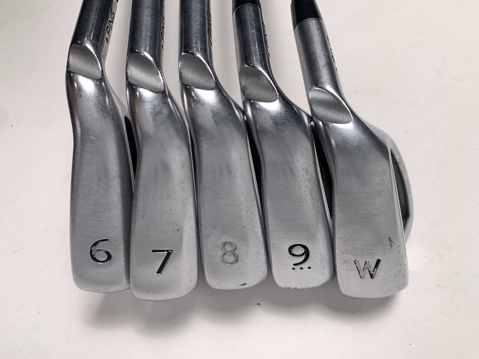 Ping G400 Iron Set 6-PW Red Dot 1* Flat Alta CB AWT Senior Steel Mens ...