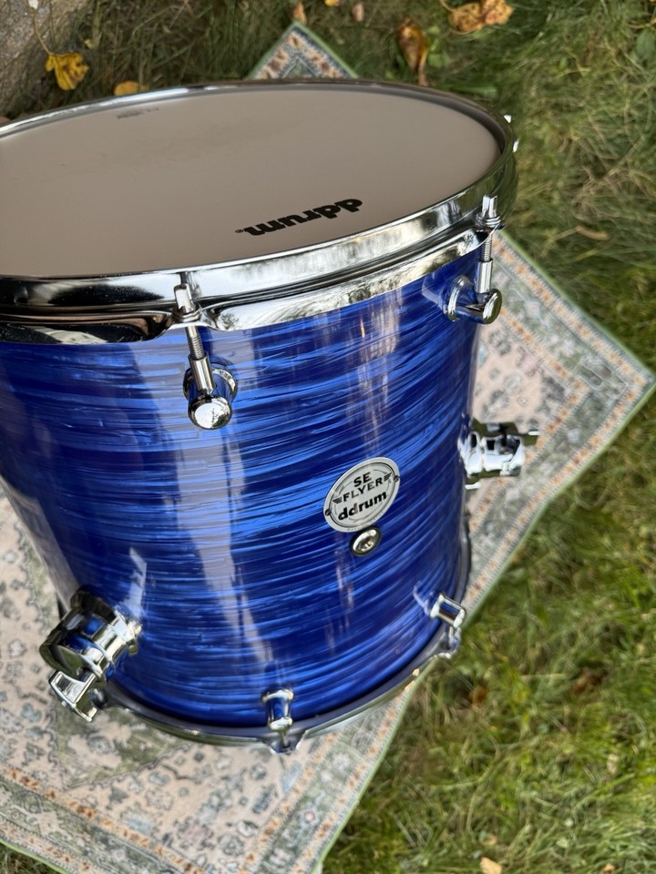 ddrum SE-FLYER-BP Flyer 4pc Bop Kit (8x12/14x14/14x18/5.5x14") - Blue ...