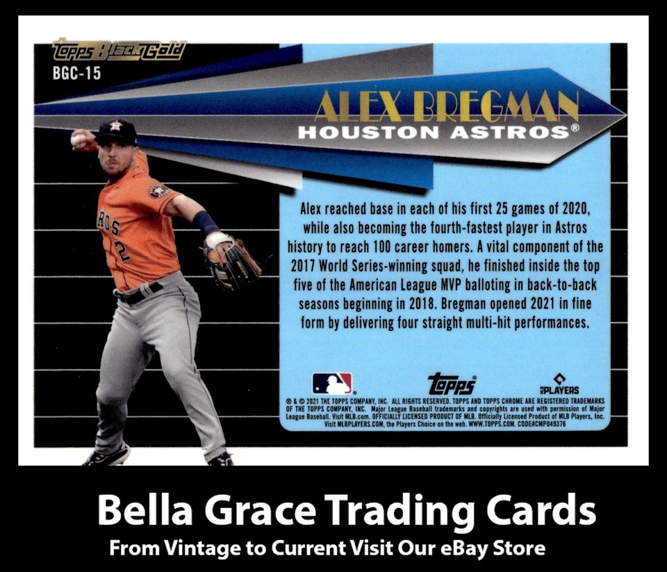 2021 Topps Chrome Update Alex Bregman #BGC-15 Houston Astros Topps ...