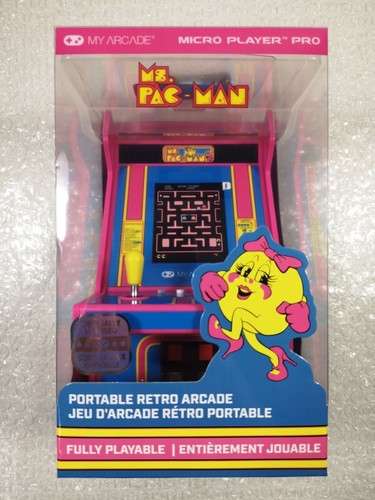 MS PAC-MAN MY ARCADE MICRO PLAYER EURO NEW | eBay