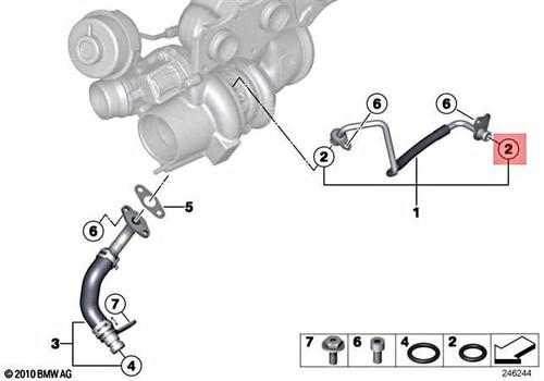 Genuine BMW M5 M6 X1 X3 X5 X6 M Z4 Roadster M3 M4 GTS E70 O-Ring ...