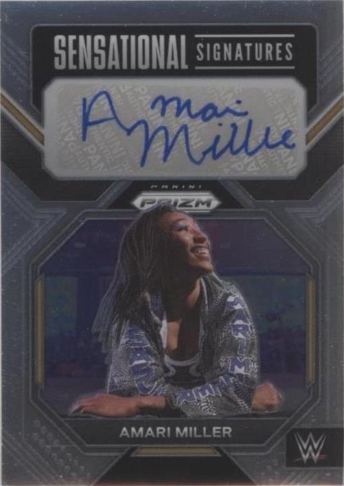2023 Panini Prizm WWE - Sensational Signatures Amari Miller #SN-AML (AU ...