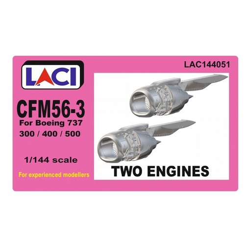 1/144 LACI 144051 CFM56-3 For Boeing 737 300/400/500 engines model kit ...