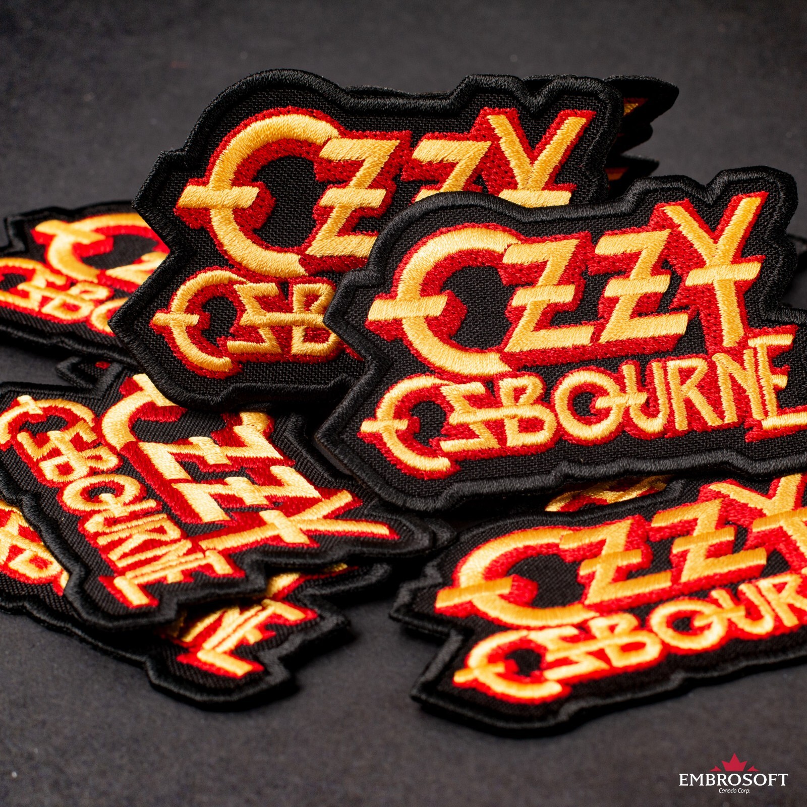 Ozzy Osbourne Classic Patch Hard Rock / Embroidered Iron On (3.5" x 2.3 ...