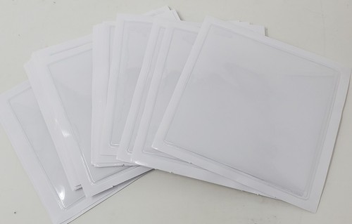 Self Adhesive Square Label Pockets 20ea 3.54” X 3.54” Teachers Storage ...