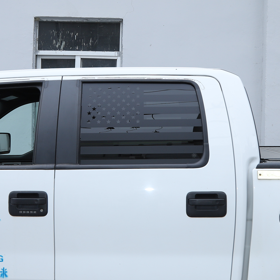 Rear Window American Flag Decal Stickers For Ford F150 2009-2014 ...