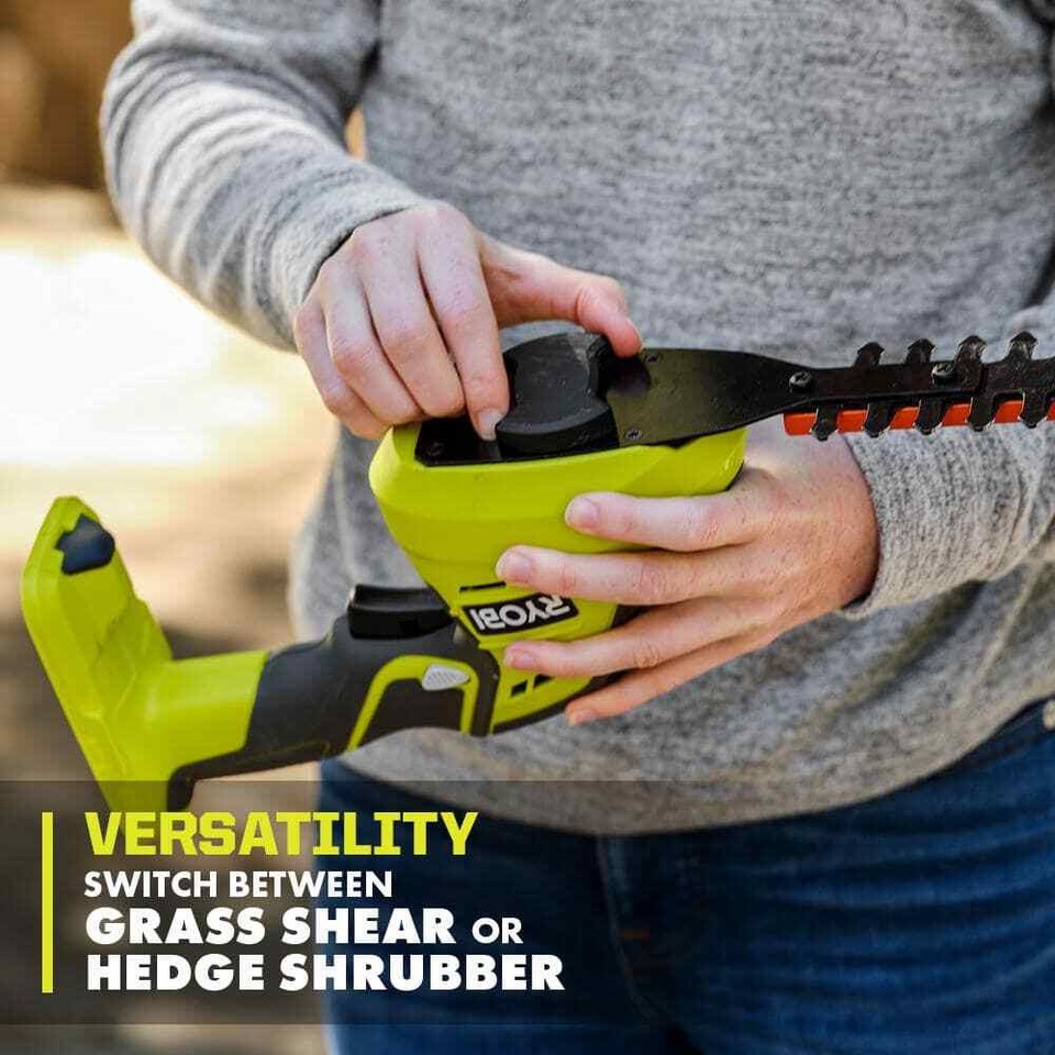 ONE+ 18V Cordless Grass Shear Shrubber Trimmer Tool Only | eBay