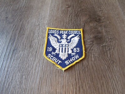 VINTAGE BOY SCOUTS OF AMERICA 1983 LONGS PEAK COUNCIL SCOUT SHOW PATCH | eBay