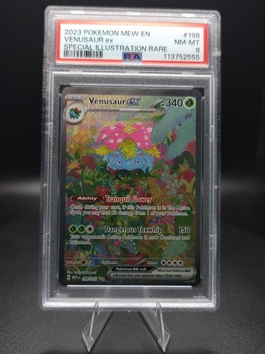 Venusaur Ex 198/165 PSA 8 Scarlet & Violet 151 SIR Pokemon TCG | eBay