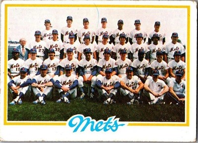 New York Mets 1978 Topps #356 New York Mets | eBay
