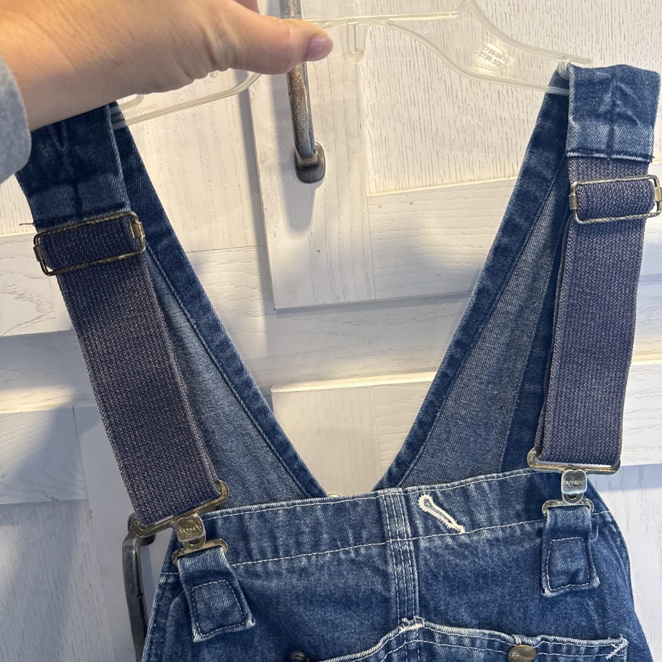 Carhartt Work Overalls Mens Size 42x32 Blue 100% Cotton Denim ...