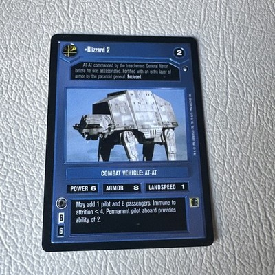 Star Wars CCG Decipher SWCCG: Blizzard 2 | eBay